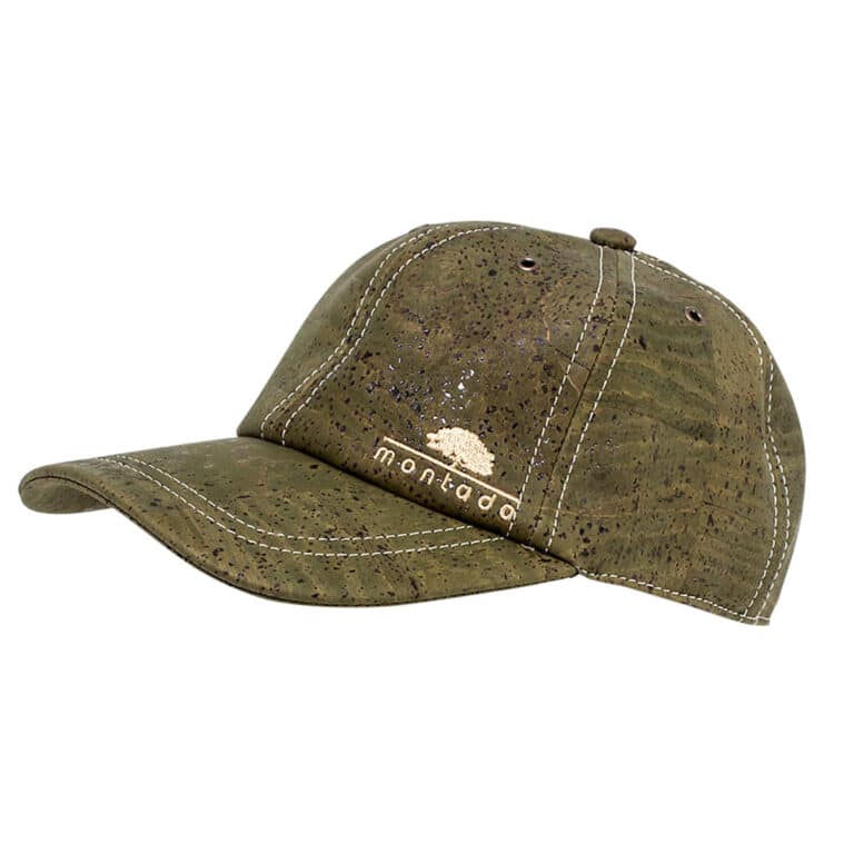 Grünes Cap «Verde» aus Kork von Montado – Wasserabweisend