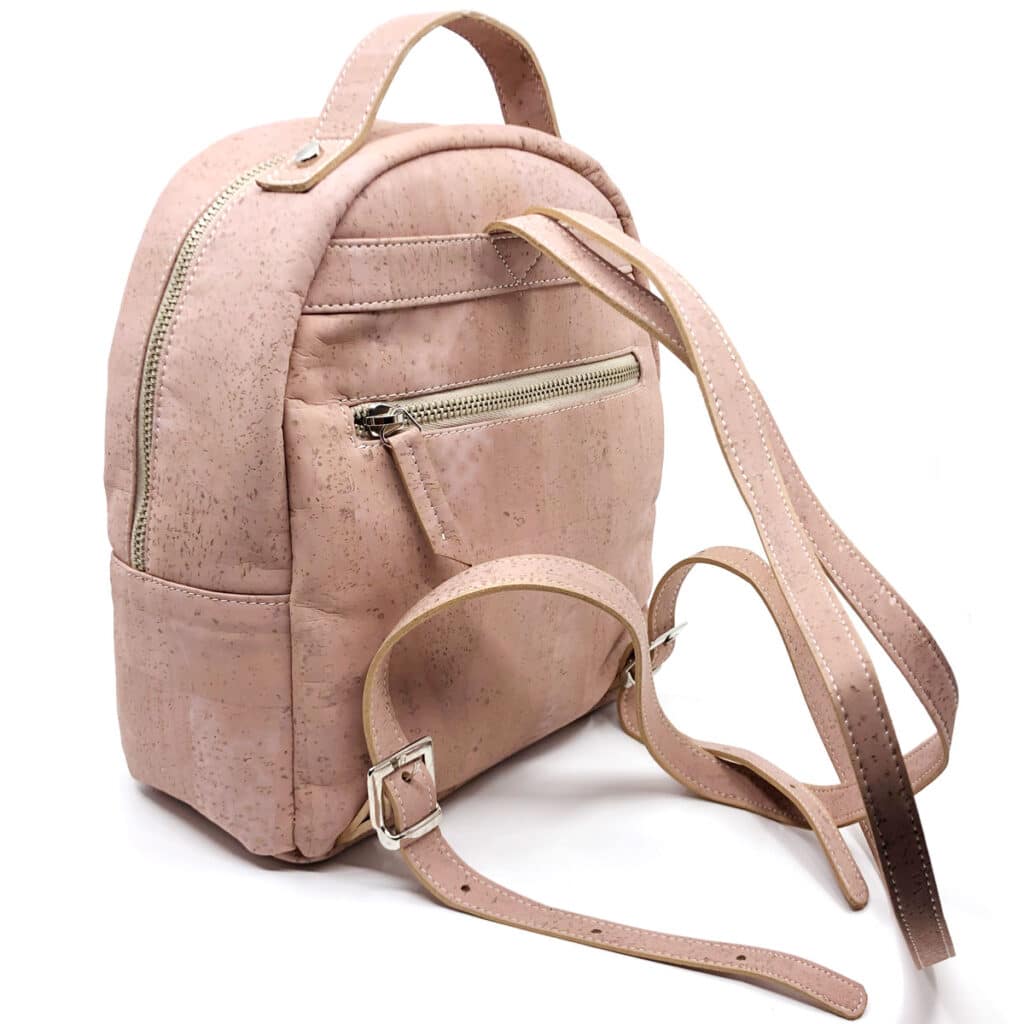 Kork Rucksack «Mirissa» rosa – Kleiner Rucksack, wetterfest