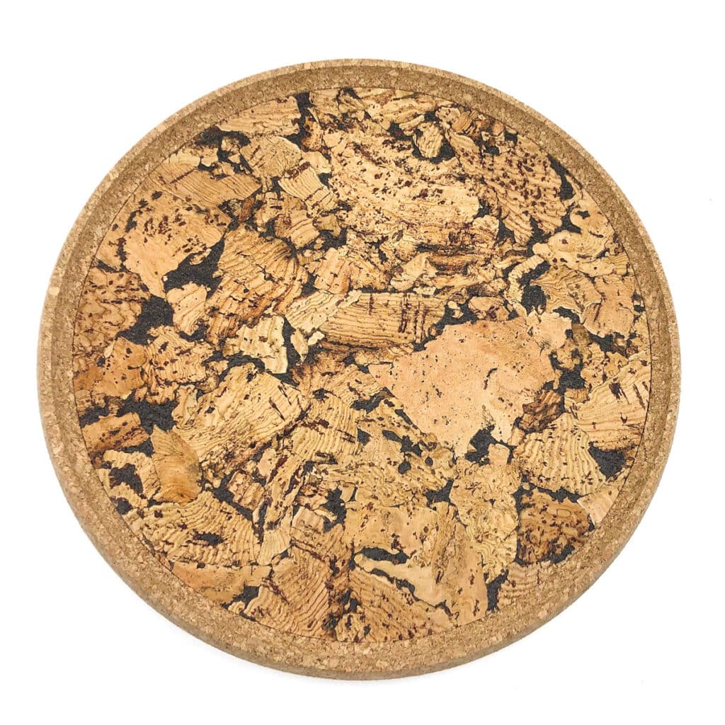 Tablett aus Kork «Fjord Round» – Wasserabweisend