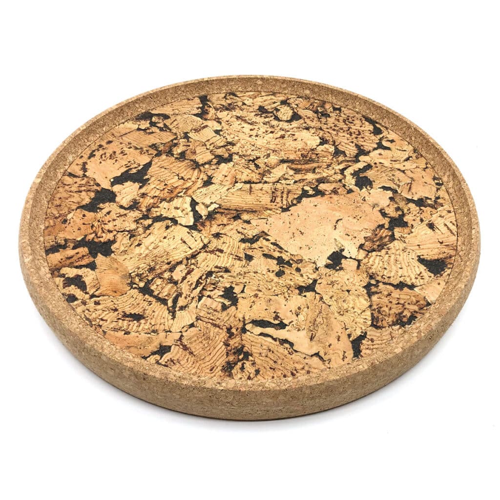 Tablett aus Kork «Fjord Round» – Wasserabweisend